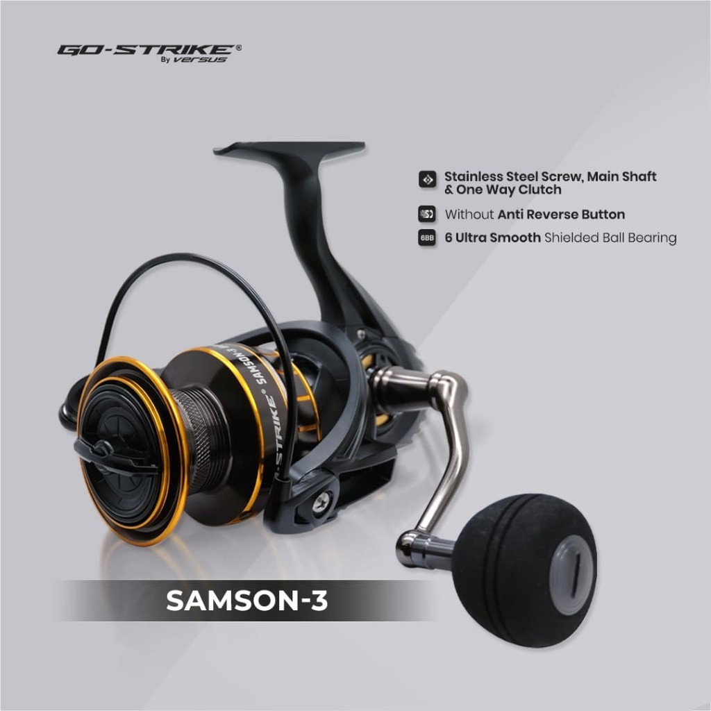 Go-strike Samson III 8000 PG Fishing Reel Waterproof Seal System | Shopee Malaysia