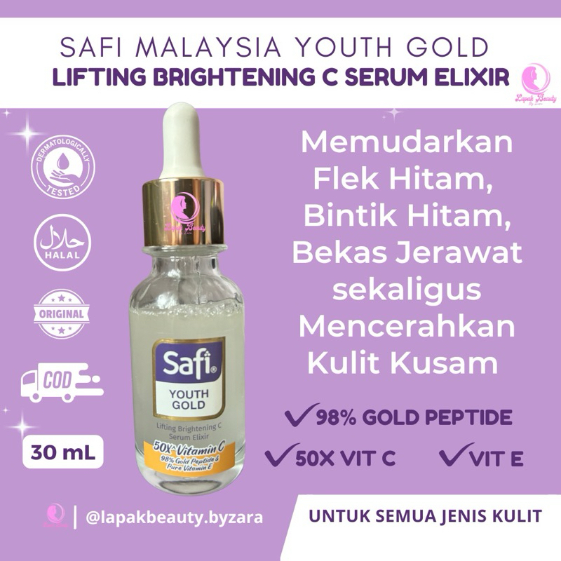 Safi Youth Elixir Facial Serum Removes Acne Scars, Black Spots, Dark ...
