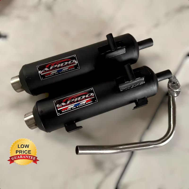 Exhaust Muffler Apido 1set Power Pipe Click 125/150 Fi Nmax v2/Aerox v2 ...