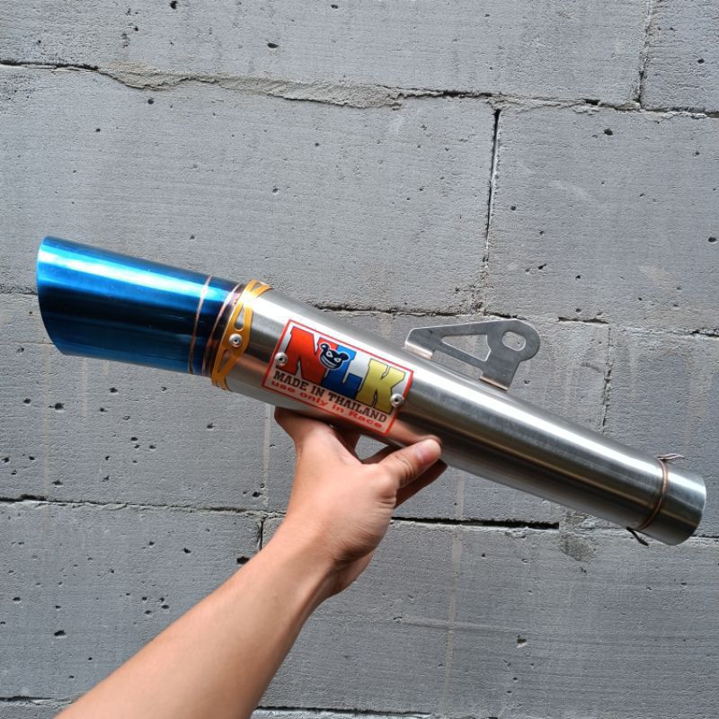 Exhaust Muffler NLK Conical open spec 51mm Canister Only For Al ...