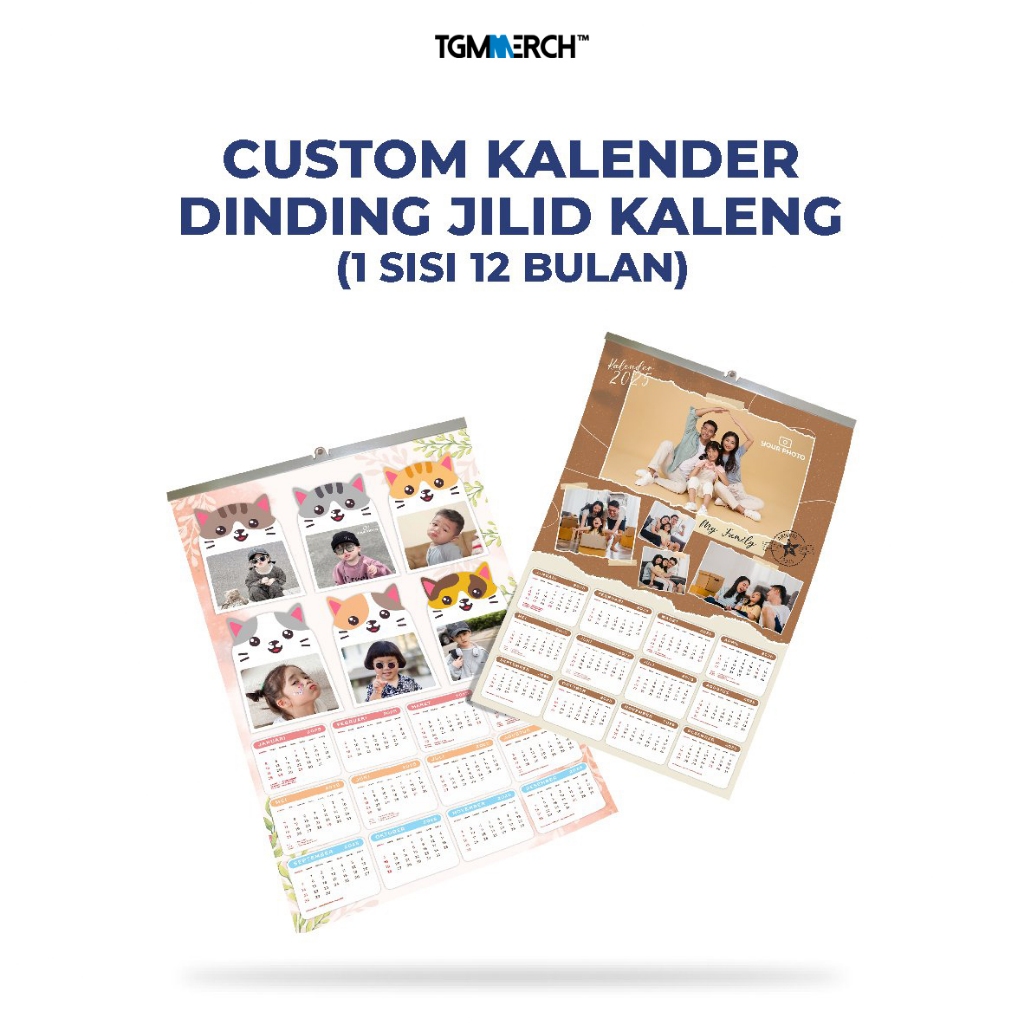 Tgm MERCH - Print / Print Wall Calendar | Custom photos |A3+ size ...