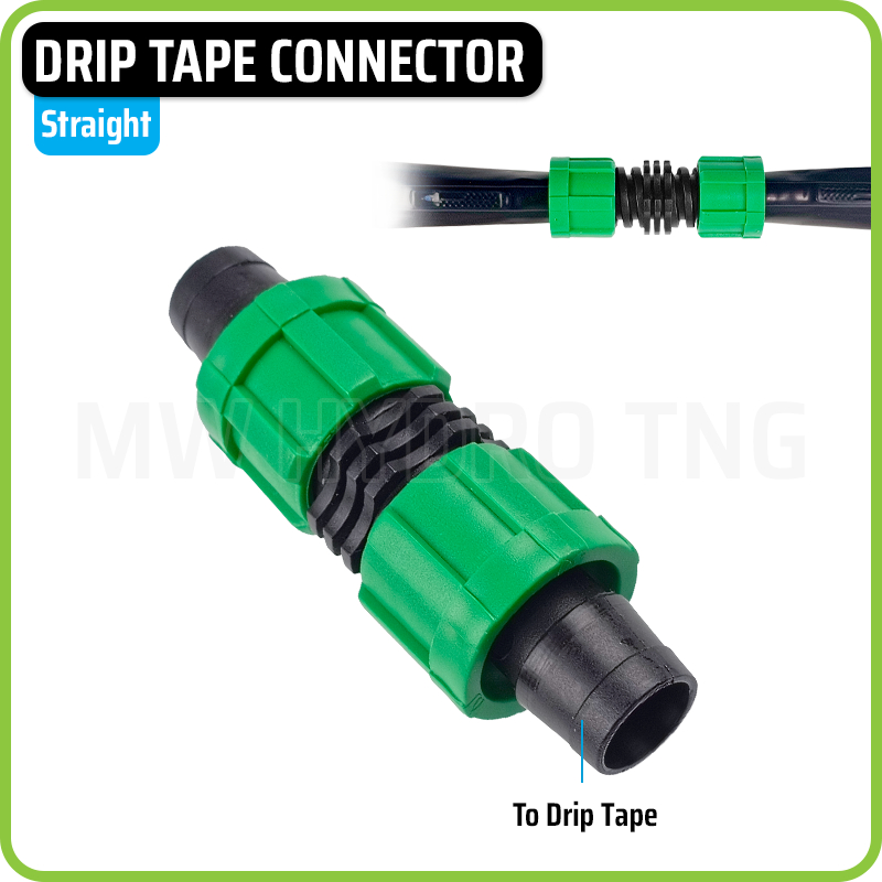 Drip Tape Connector - Straight Joiner | Irrigation Driptape Hose ...