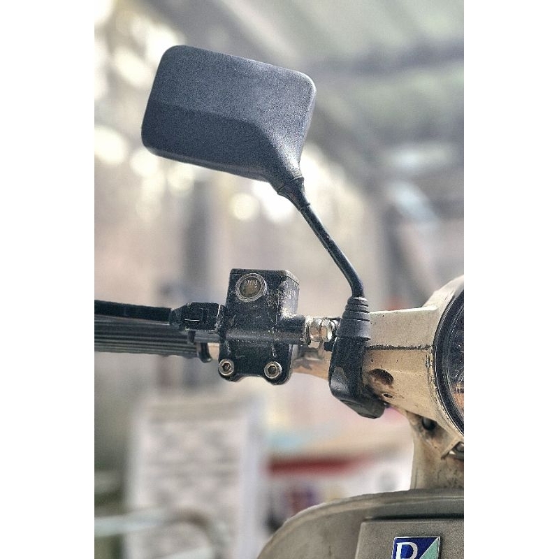 NEW vespa vitaloni model rear view mirror bracket (more neater at the ...