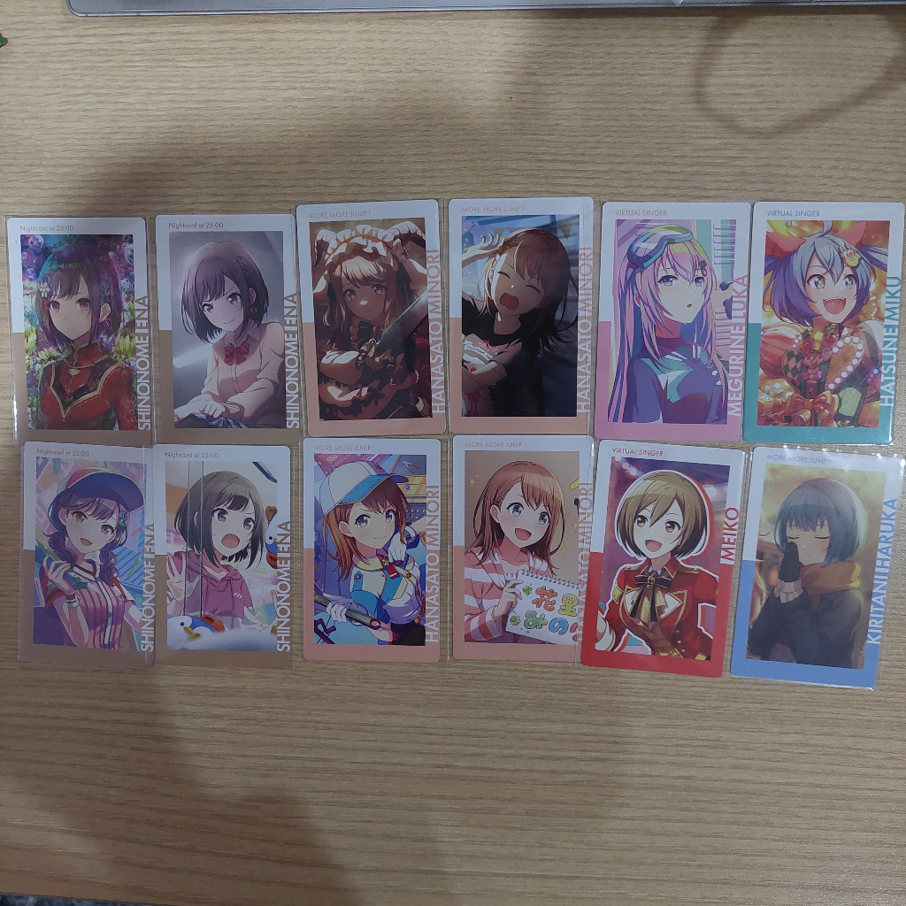Project sekai epick card official merch ena shinonome minori hanasato haruka kirani wound ...