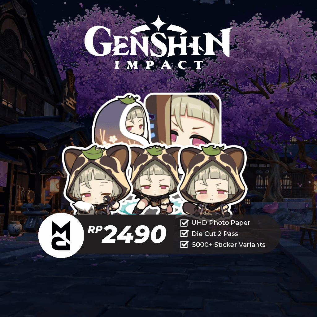 HP Genshin Impact Sayu Sticker Cute Aesthetic Anime Sticker Cell Phone ...