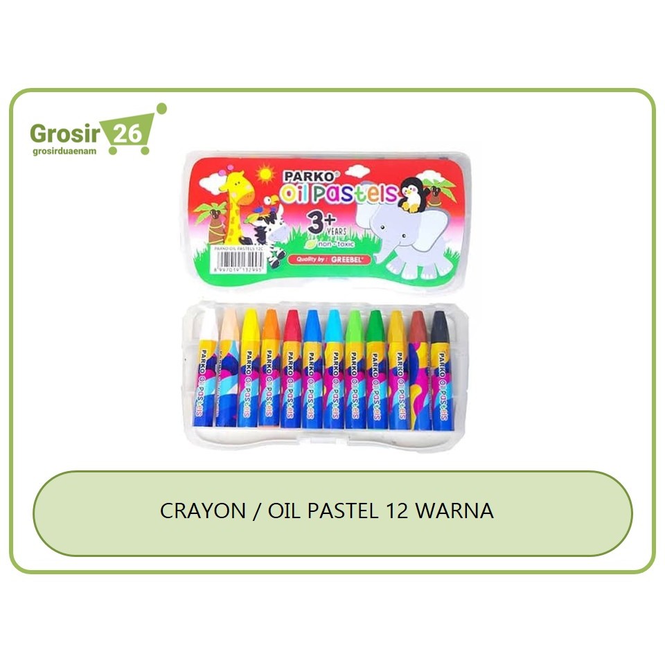 (1 pcs) crayons / oil pastels / parko oil crayons, 12 packs | 24 colors ...