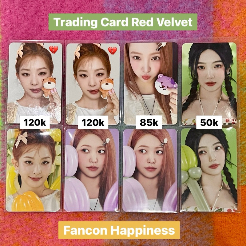 Official PC / Photocard Red Velvet Trading Card FANCON Happiness Irene ...