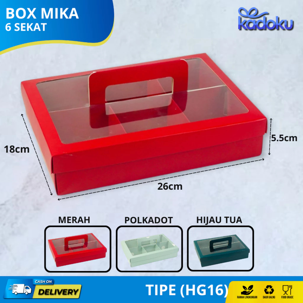Mica Divider Box I Dry Cake Box I Box Nastar Divider Chinese New Year ...