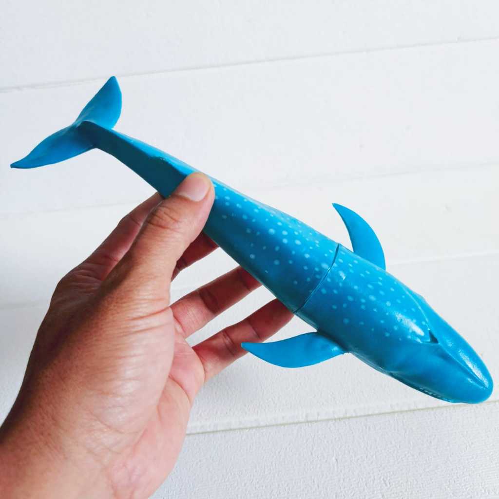 Sea Animal Jumbo 20 - 25cm Rubber Whale Shark Dolphin Sea Animal Figure ...