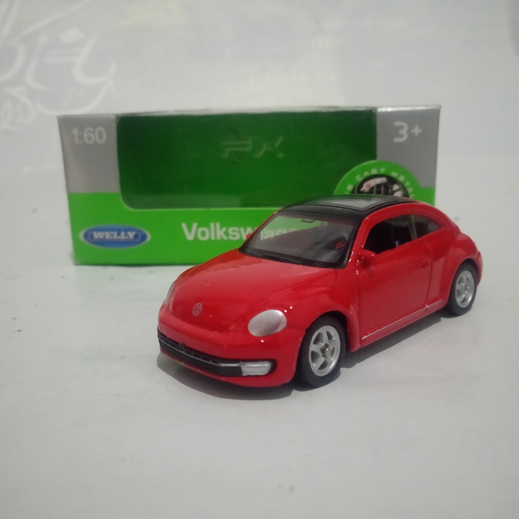 Diecast Volkswagen The Beetle Car Welly 60 collection of children's ...