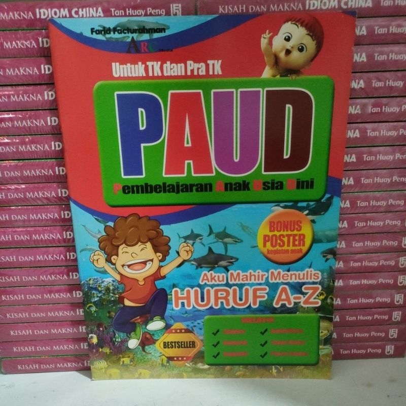 Original Book - Paud I am proficient in writing letters AZ | Shopee ...