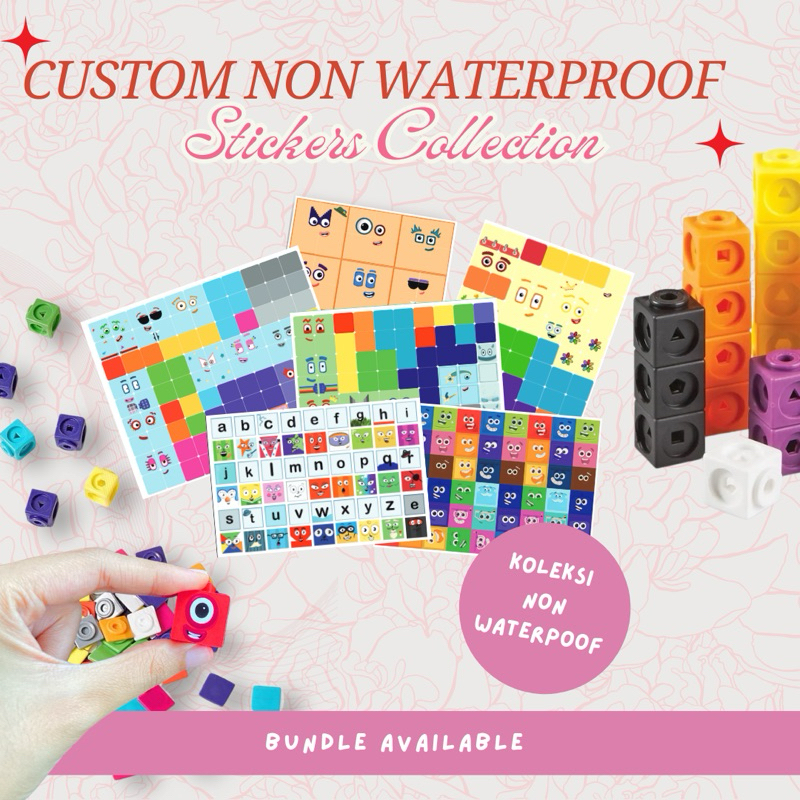 Number*blocks stickers | Matematka Learning*Blocks educational toy ...