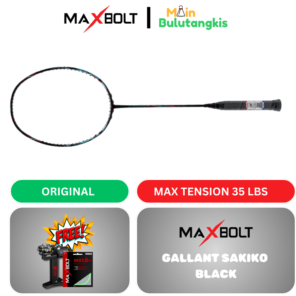 Maxbolt Gallant Sakiko Badminton RACKET Original | Shopee Malaysia