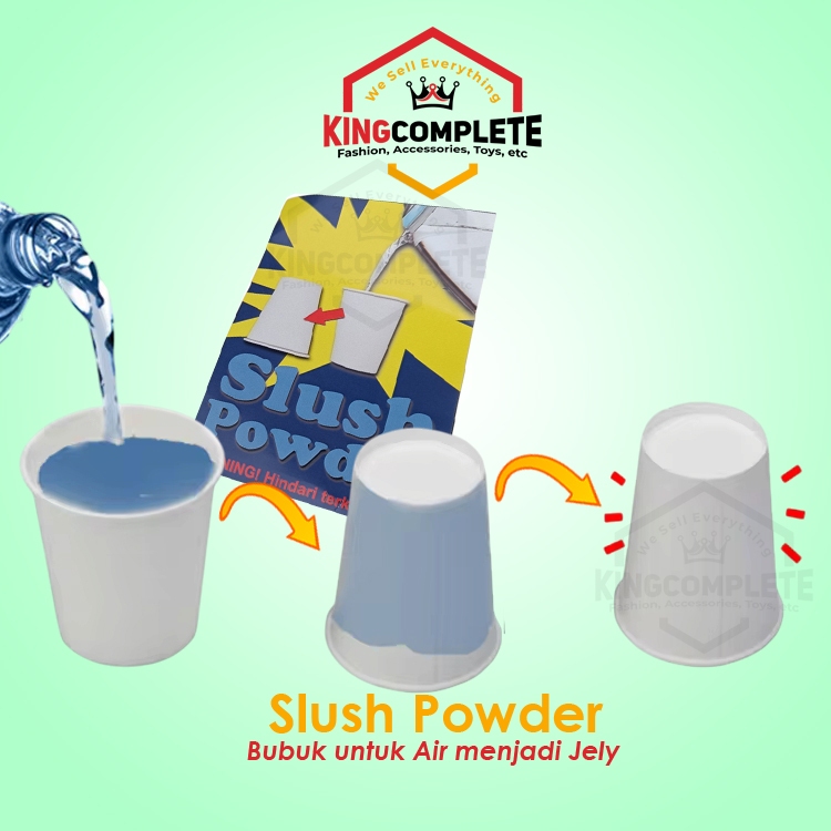 Slush Powder Magic Tool - Water Magic becomes Jelly | Shopee Malaysia