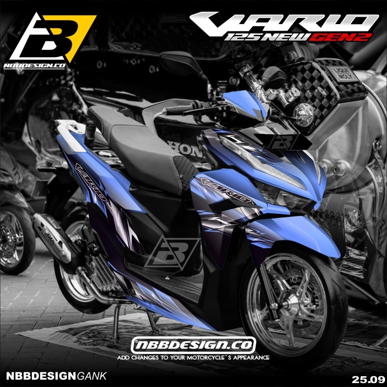 Vario 125 New Gen2 Full Body Sticker Decal Latest Design - Vario 125 ...