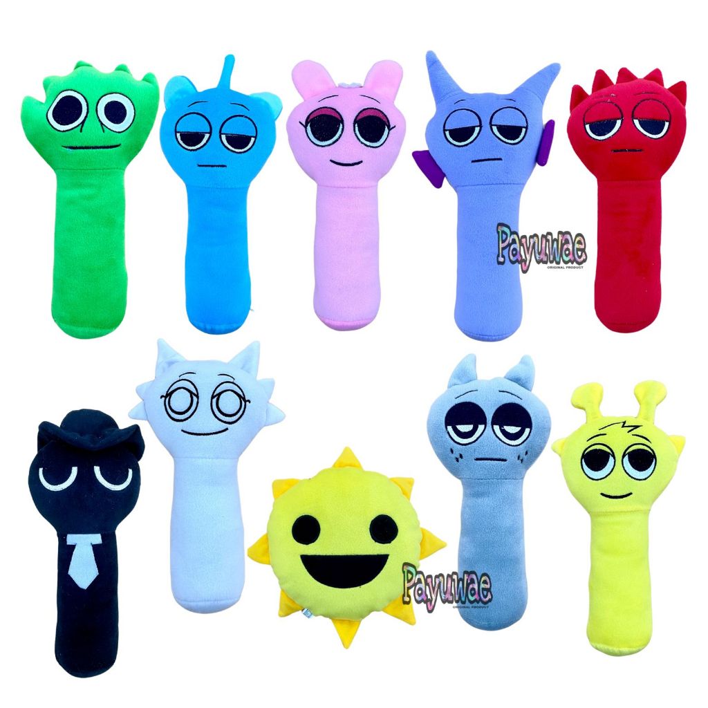 Sprunki DOLL 30CM HOROR GAME INCREDIBOX WENDA PINKI SIMON SUN TUNNER ...