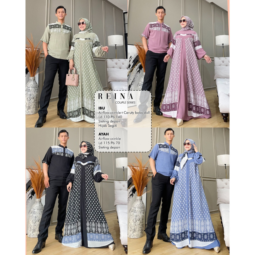 Shireen FS- REINA Latest Model Eid Gamis for Husband and Wife | Shopee ...
