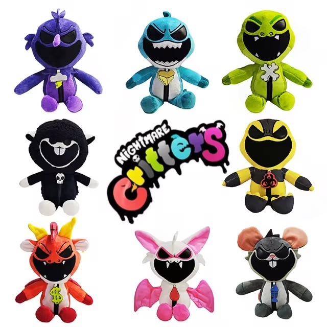 Nightmare Critters Plush Doll, Poppy Playtime 4 Horror Dolls | Shopee ...