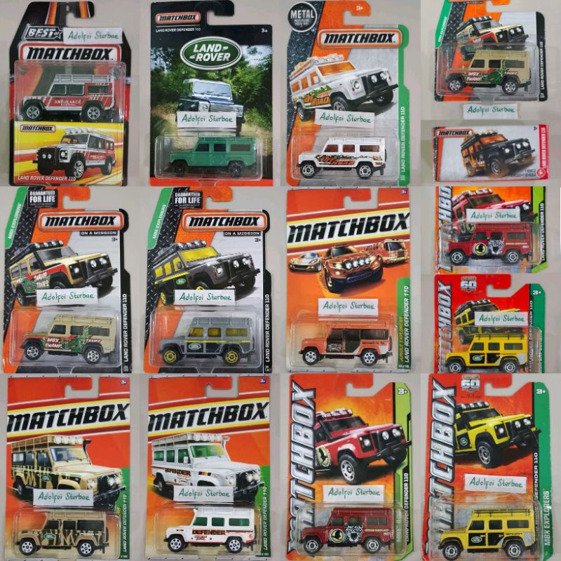 Matchbox land rover defender 110 mbx explorers mbx swamp tours amazon ...