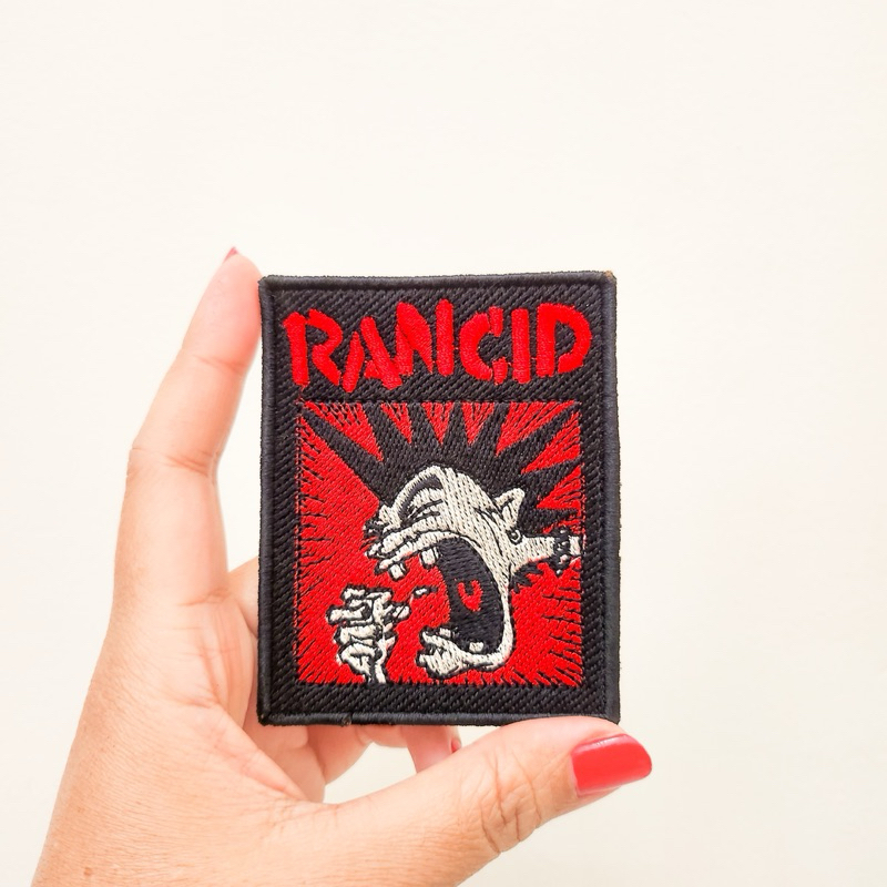 Rock BAND EMBROIDERED PATCHES / RANCID EMBROIDERED BADGE / PUNK ROCK ...