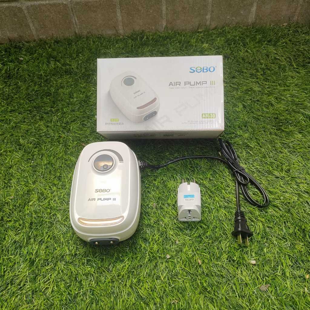 Air PUMP SOBO AIR PUMP III AR 30 Aerator 2 Holes Aquarium/Pond Aeration ...
