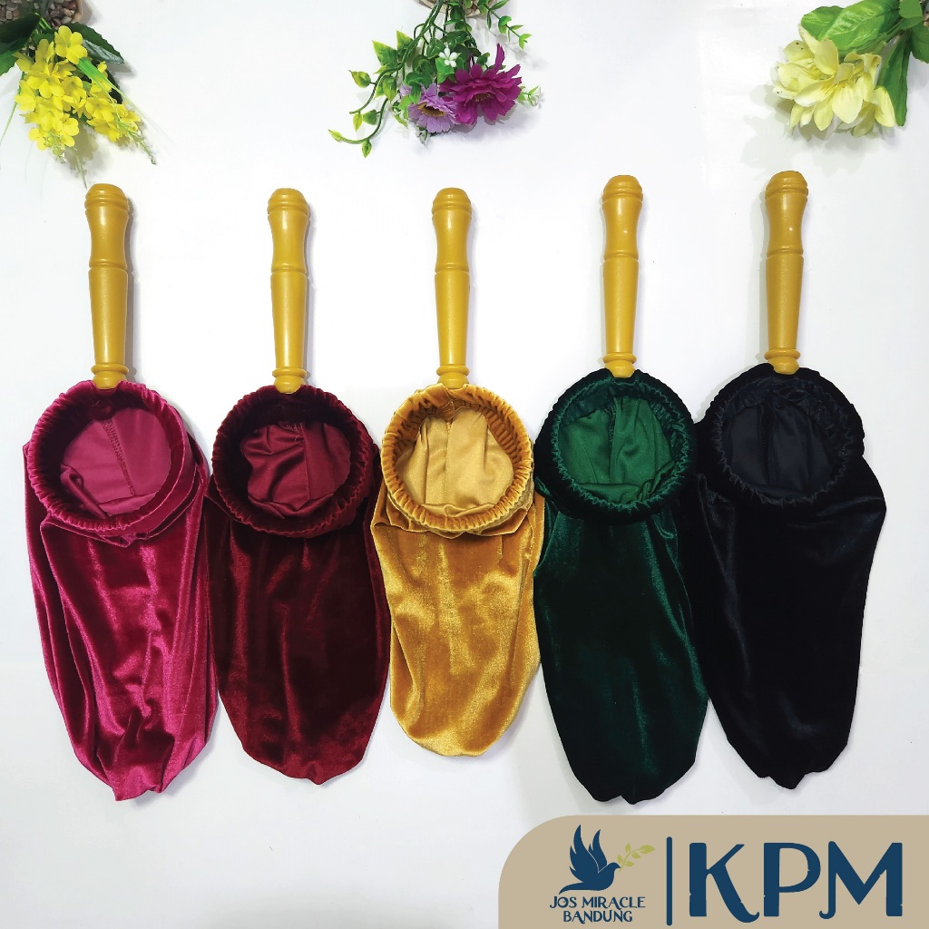 Kpm - Velvet Offering Bag - Round - 1 Handle - Yellow Acetal | Shopee ...