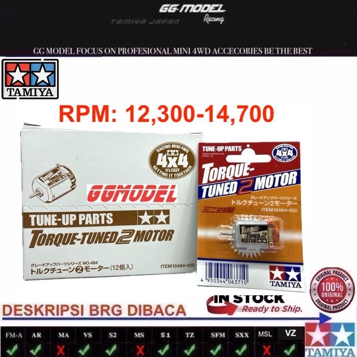 Tamiya 15484 TORQUE TUNED 2 MOTORCYCLES (12PCS/BOX) | Shopee Malaysia