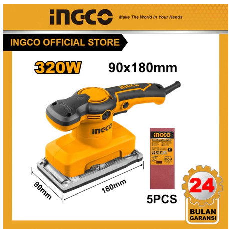 MESIN Ingco FS 3208 RECTANGULAR SANDER SANDING MACHINE | Shopee Malaysia