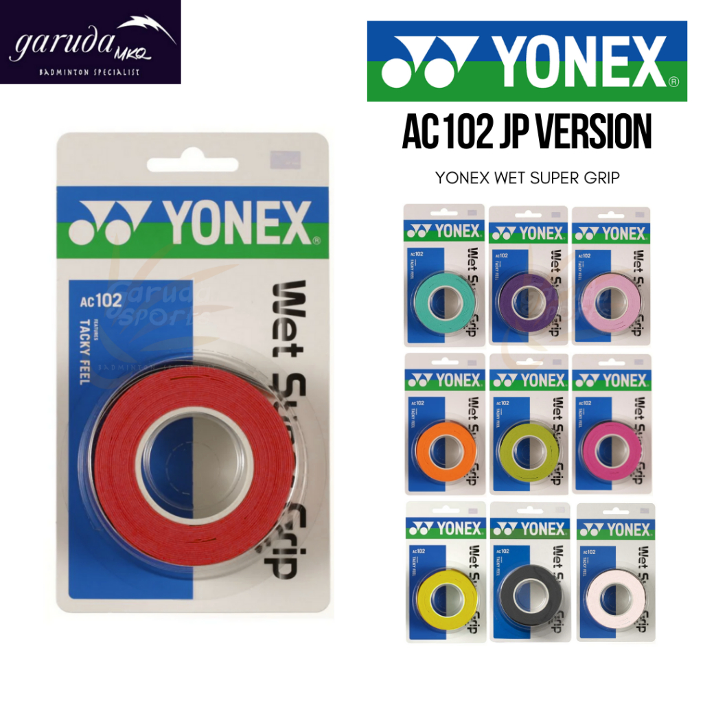 Yonex AC 102 RACKET GRIP - 3 JP YONEX AC 102-3 JP CODE YONEX AC 102 | Shopee Malaysia