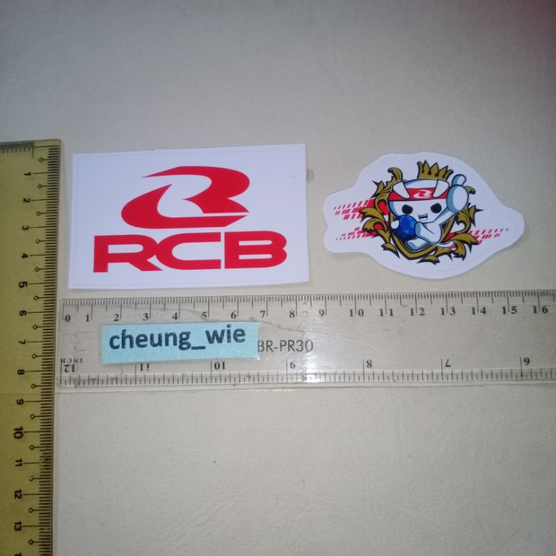 Sticker/ Sticker RCB Racing Boy doll | Shopee Malaysia