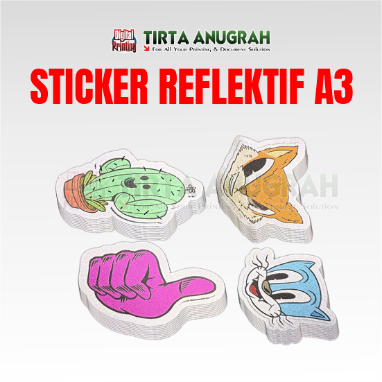 Tirtaanugrah - Reflective STICKER A2 - A3/Reflective CUTTING/CUSTOM PRINT Reflective STICKER ...