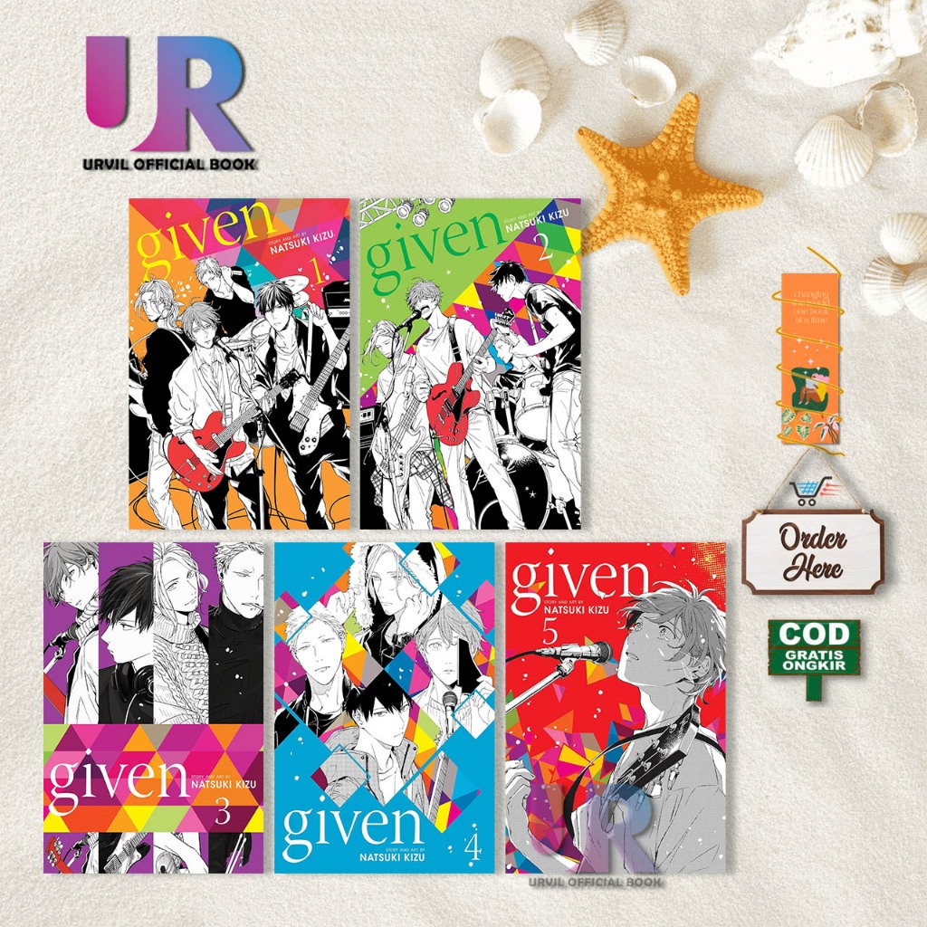 Comic Given | 8 book series | By Natsuki Kizu (English) | Shopee Malaysia