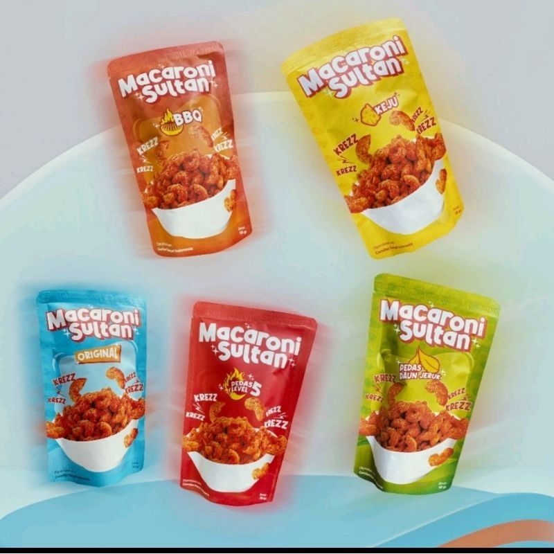 Snack VIRAL CEKELIN Macaroni Sultan Pilus CIkur Mie Lidi Chipstempe ...