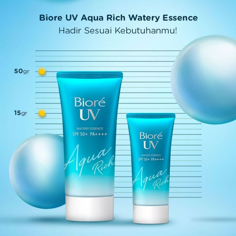 Biore UV Aqua Rich Watery Essence SPF 50+ PA++++++ | Shopee Malaysia