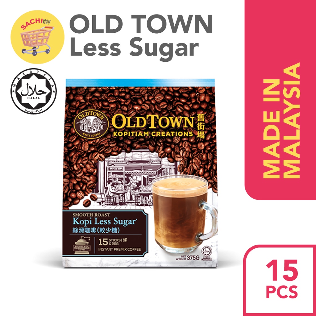 Oldtown Coffee 3in1 Less Sugar/Coffee Less Sugar White Coffee Malaysia ...