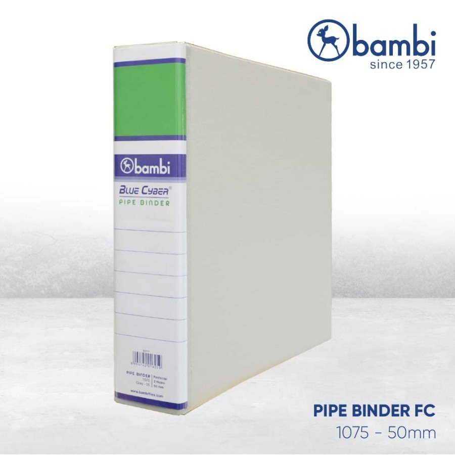 Ordner Pipe Binder With Full Spine 4 Color Labels FC 50mm #1075 KING ...
