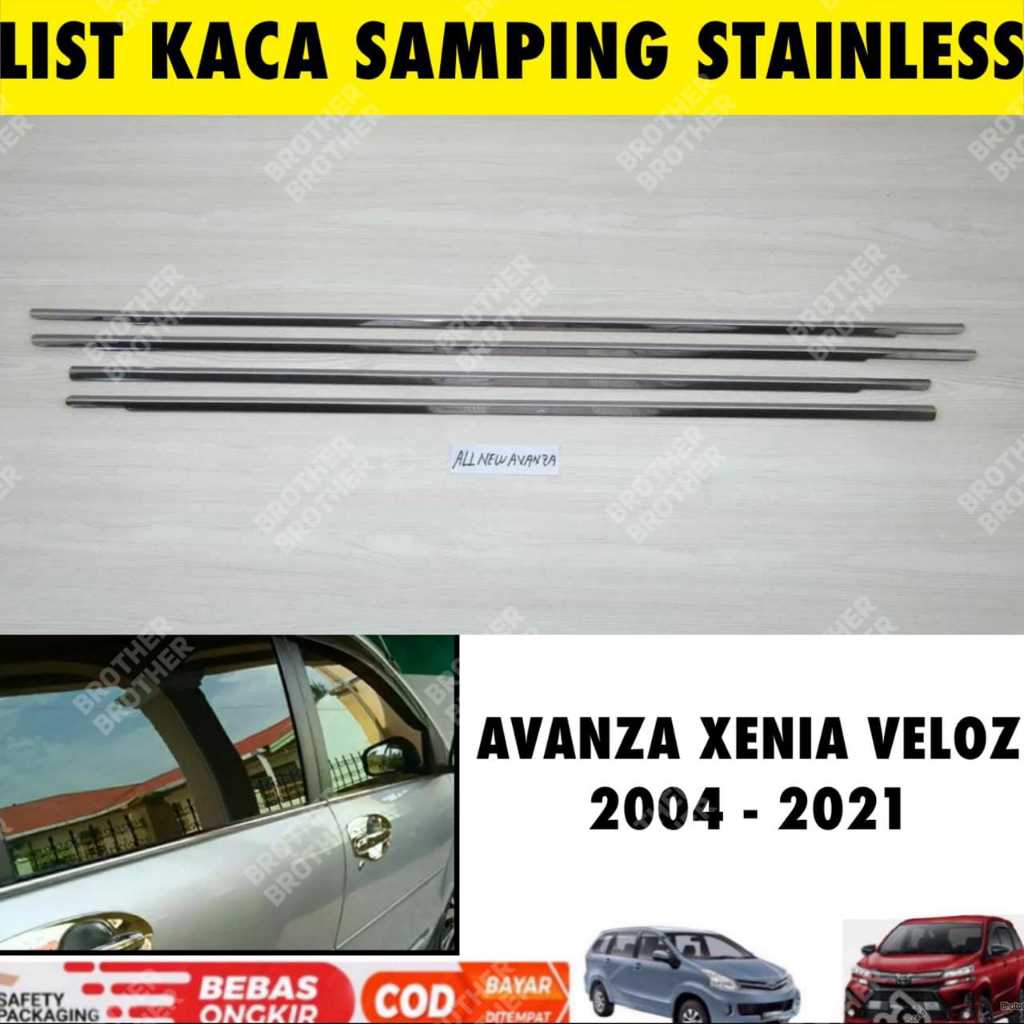 List Of Old Avanza Xenia Veloz Side Glass VVTI 2004 2010 2012 2019 2021 ...