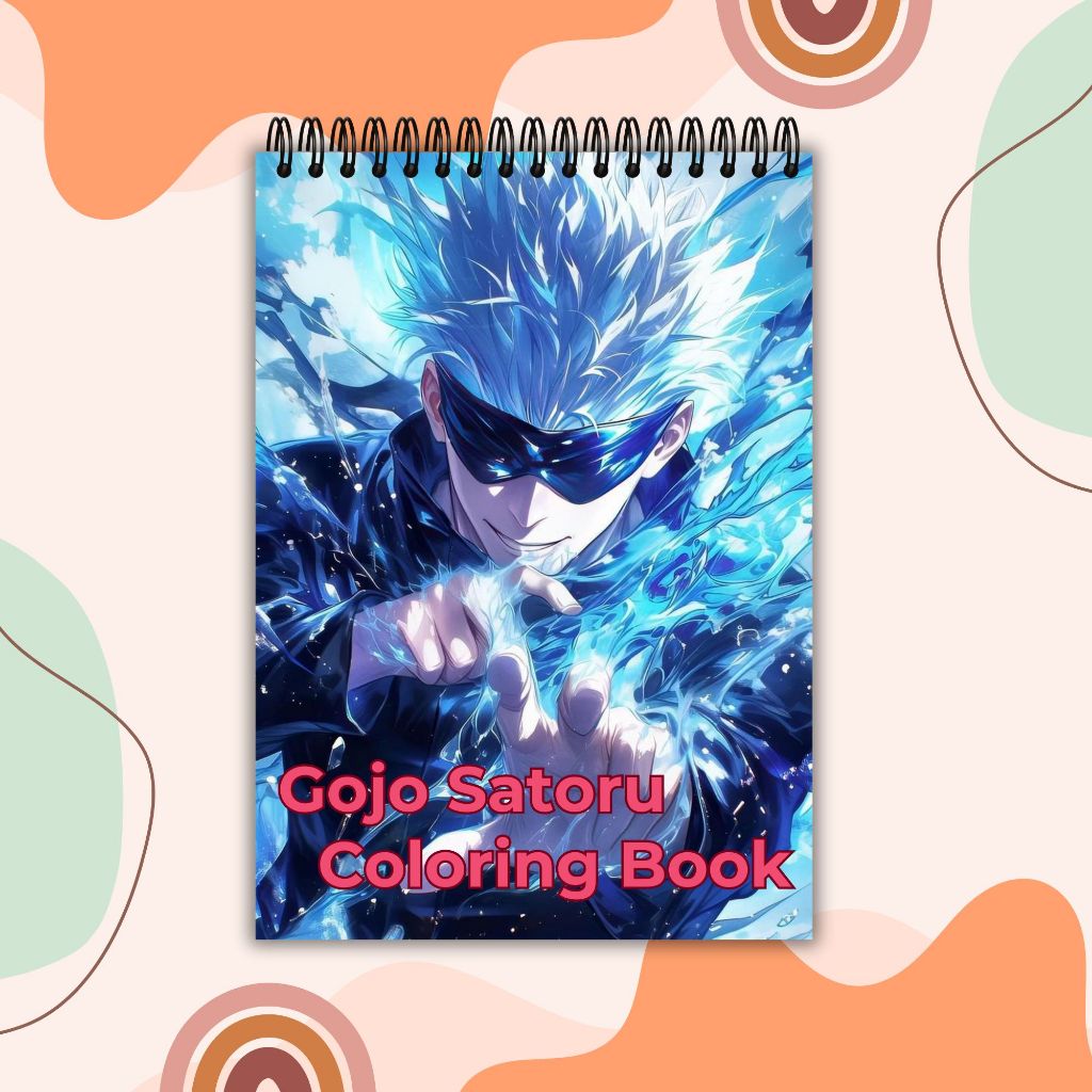 Gojo Satoru Coloring Book / Jujutsu Kaisen / Gojo Satoru Coloring Book ...