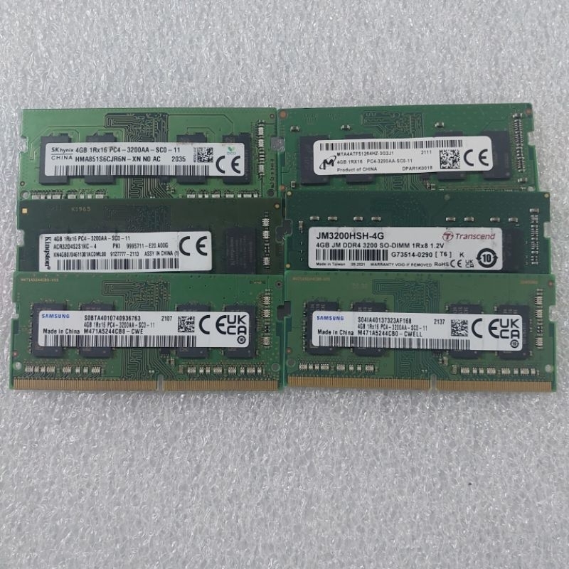 Memory Ram Laptop Sodimm Ddr4 4Gb 3200 - Memory Ram Sodim PC4 4Gb ...