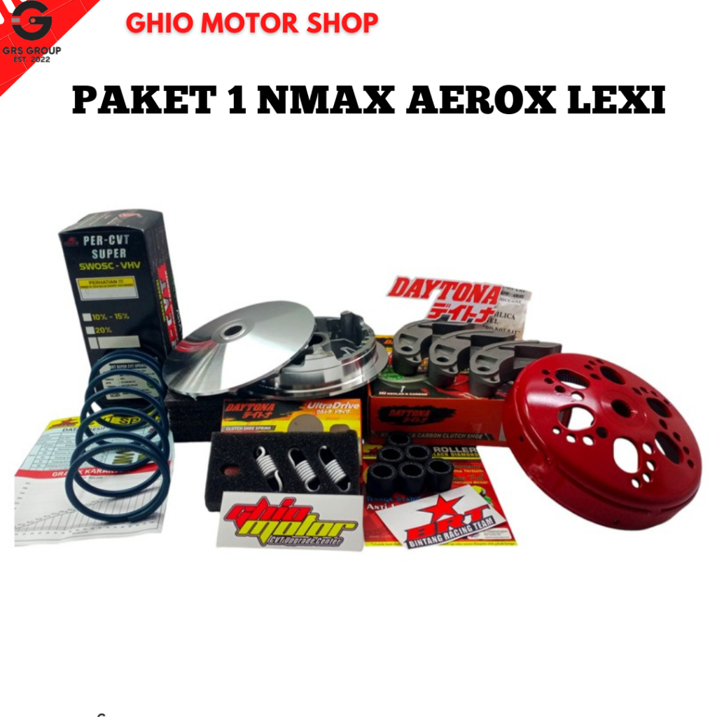 Ghio motor Package 1 Kirian Nmax 150 Aerox 155 Lexi125 Upgrade CVT N ...