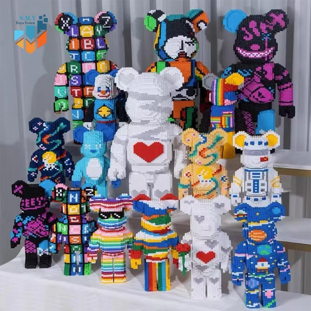 Tsc Toystown Nano Blocks Big Violent Bear 3D Model, Building Block Toys ...