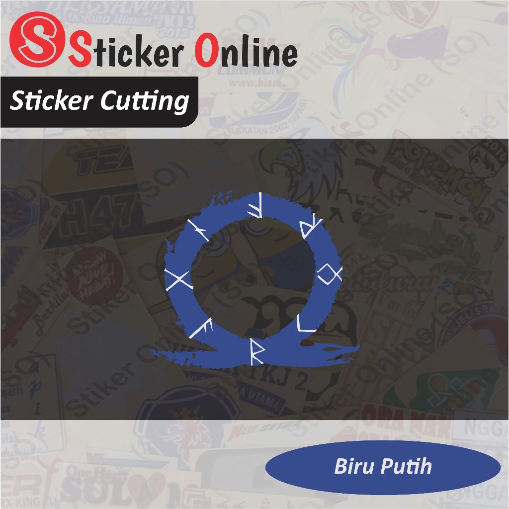 God of War Ragnarok Symbol Sticker | Sticker Cutting God of War ...