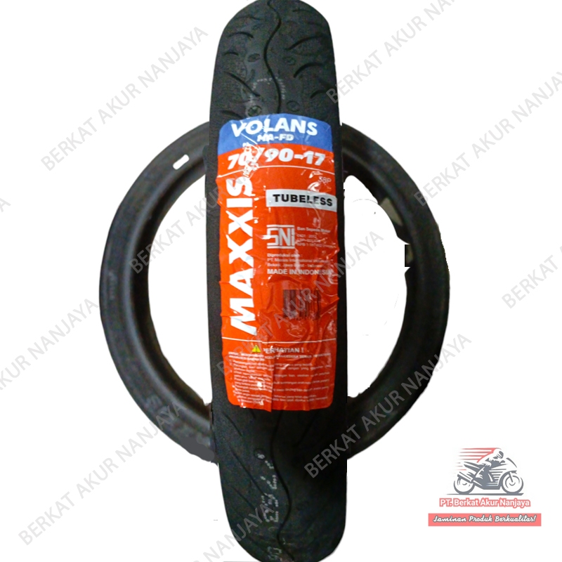 Maxxis Volans MA-FD 70/90-17 Tubeless Motorcycle Tires BONUS Nipples ...