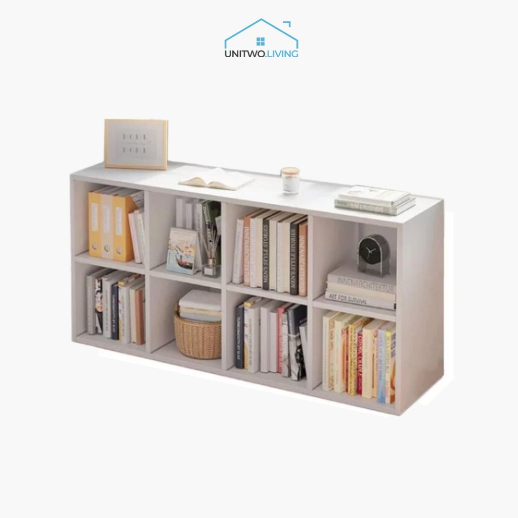Unitwo LivingRa Minimalist 4-tier Shelf/Portable Bookshelf Multipurpose ...