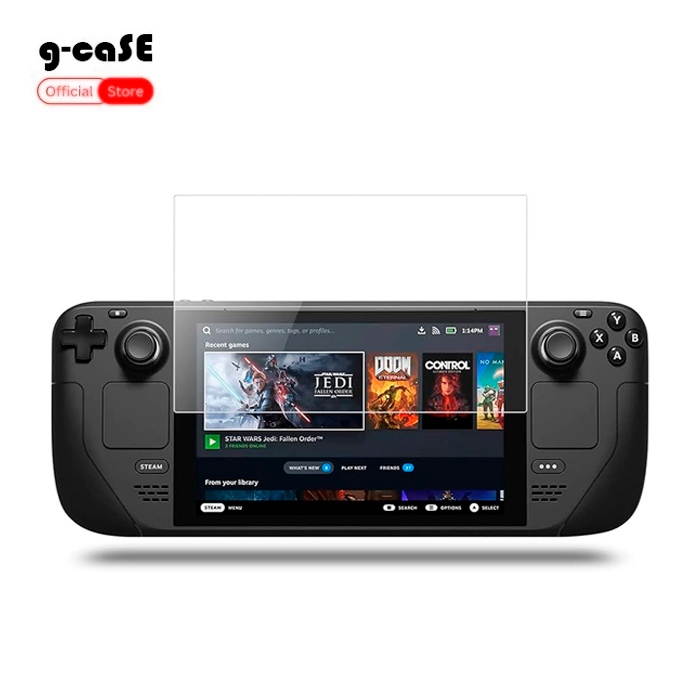 LAYAR G-case Tempered Glass Steam Deck Steamdeck Oled Anti-Scratch Glass Screen | Shopee Malaysia