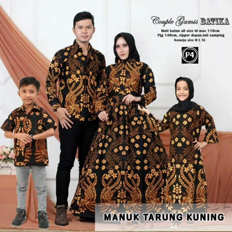 The Latest modern Family batik couple Set, Family batik couple, jumbo ...