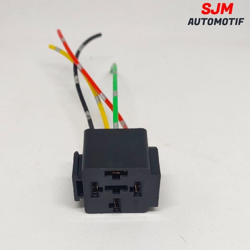 Relay housing for the horn light socket relay, 4 pin / 5 pin plus cable ...