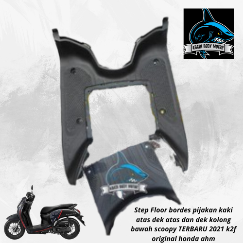 Step Floor landing footrests for upper deck and lower deck scoopy 2021 ...