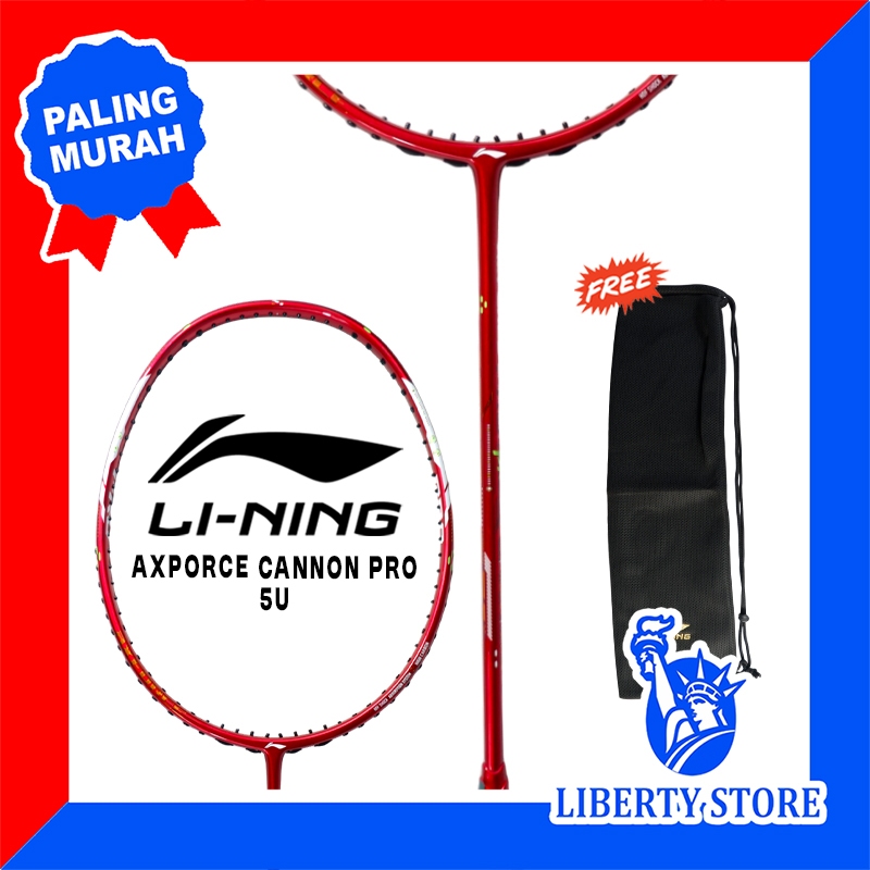 Original LINING AXFORCE CANNON PRO 5u 4u Badminton Racket + BAG ...