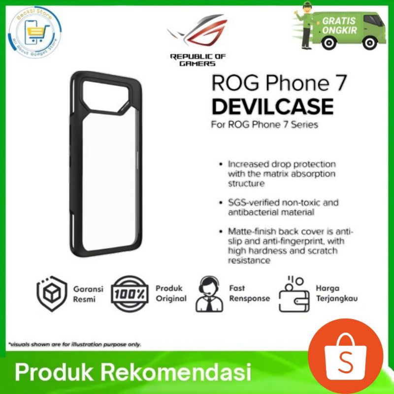 Original Devilcase Devil Case ROG Phone 7 series and 7 ultimate new | Shopee Malaysia